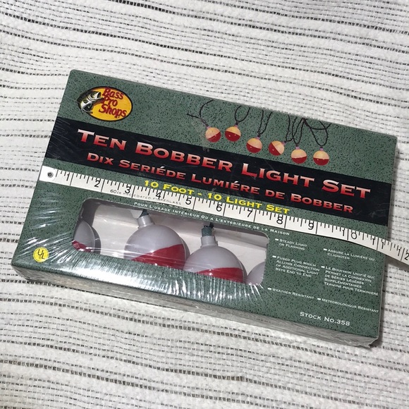 Accents | Nwt Bass Pro Shops Ten Bobber Light Set | Poshmark